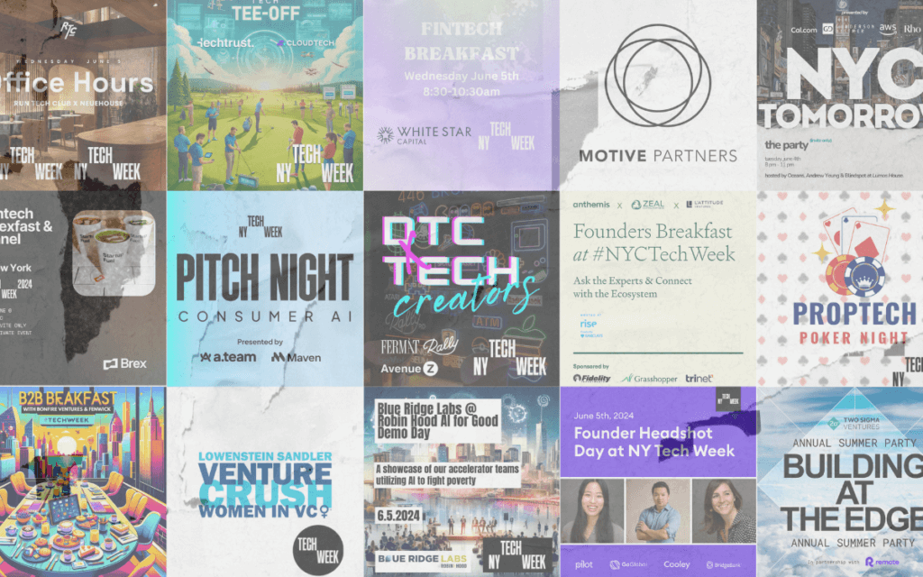 Our Top Picks: NY #TechWeek 2024 - Avenue Z