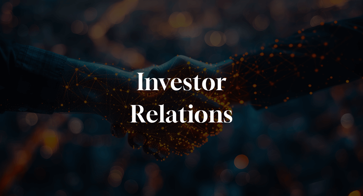 Investor Communications Services - Build Trust & Confidence with Investors