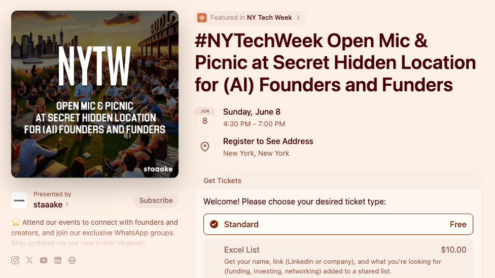 Top NY Tech Week 2025 Events We’re Eyeing (and You Should Too) - Avenue Z