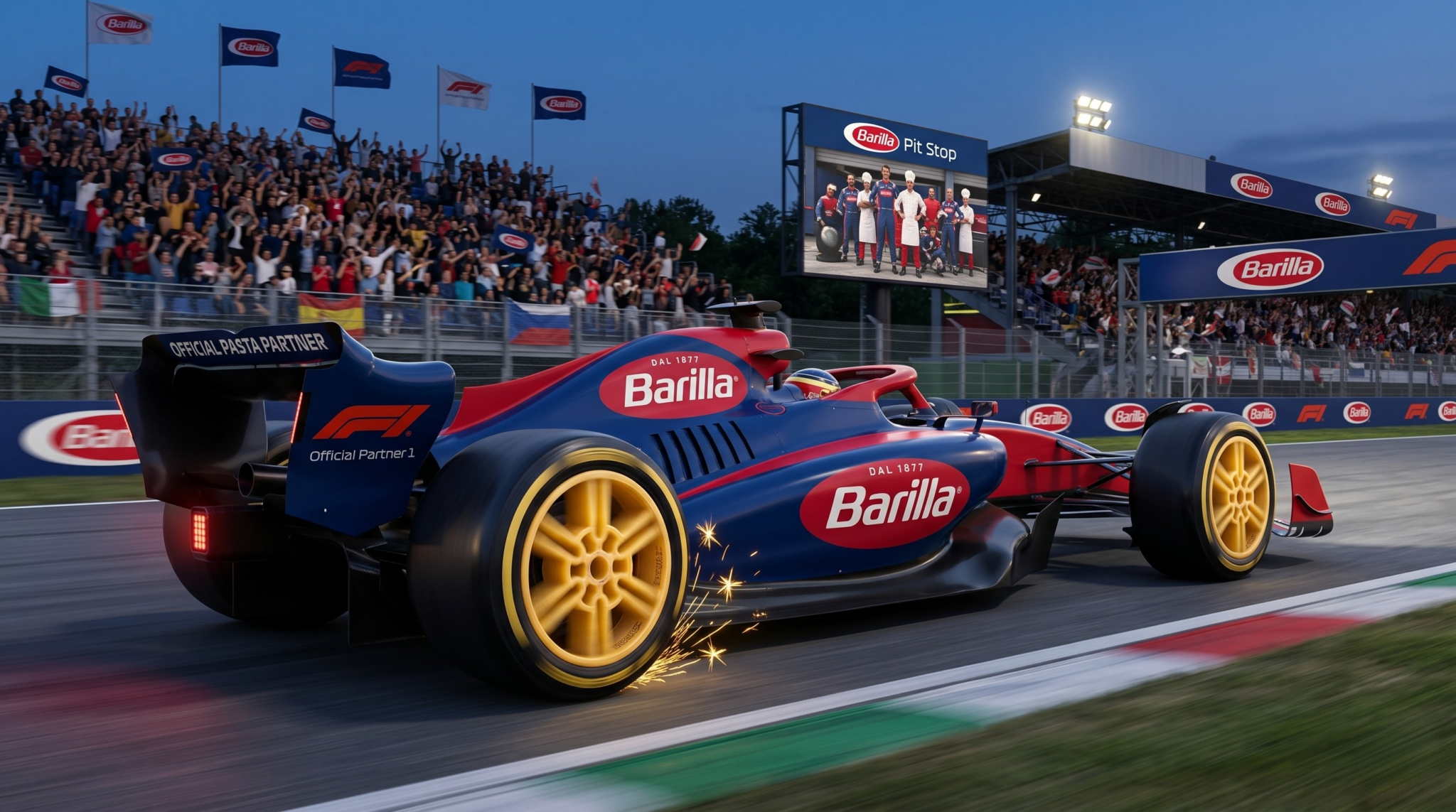 Barilla, Formula 1’s Official Pasta Partner, Is Putting a New Spin on ...